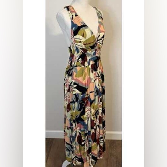 LOFT | Dresses | Loft Beach Coastal Resort Maxi Dress Gauze Tiered ...